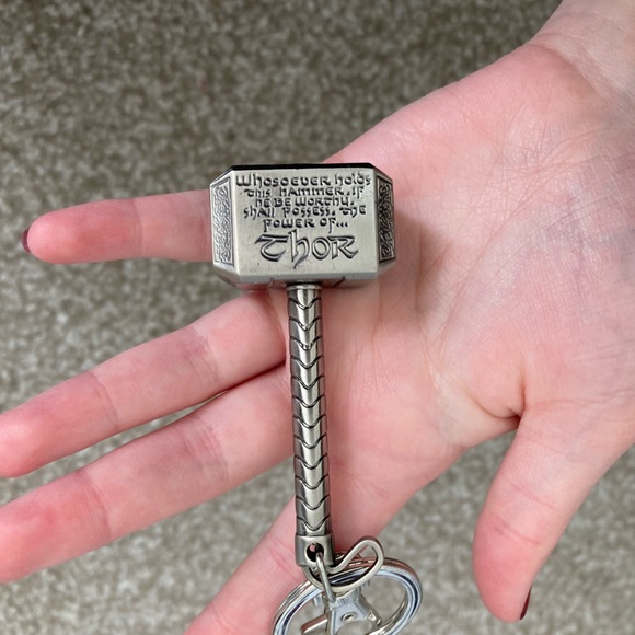Marvel | Accessories | Marvel Thor Keychain Silver Tone | Poshmark